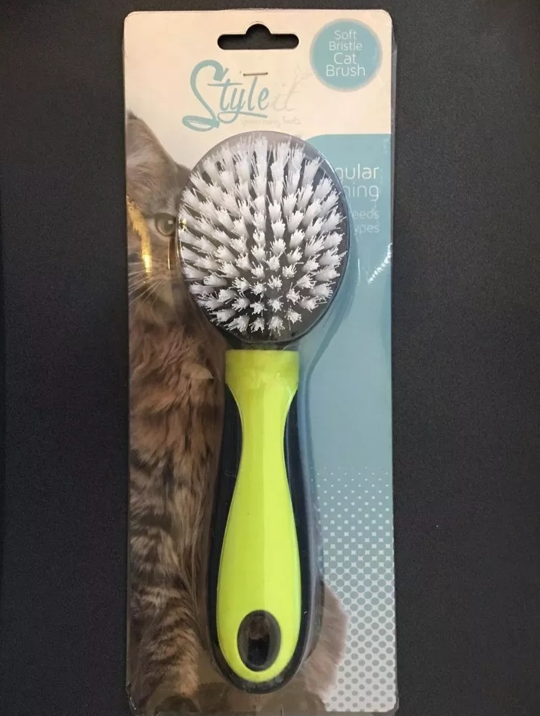 Style It Cat Brush Soft Bristle - It's Pet-Tacular